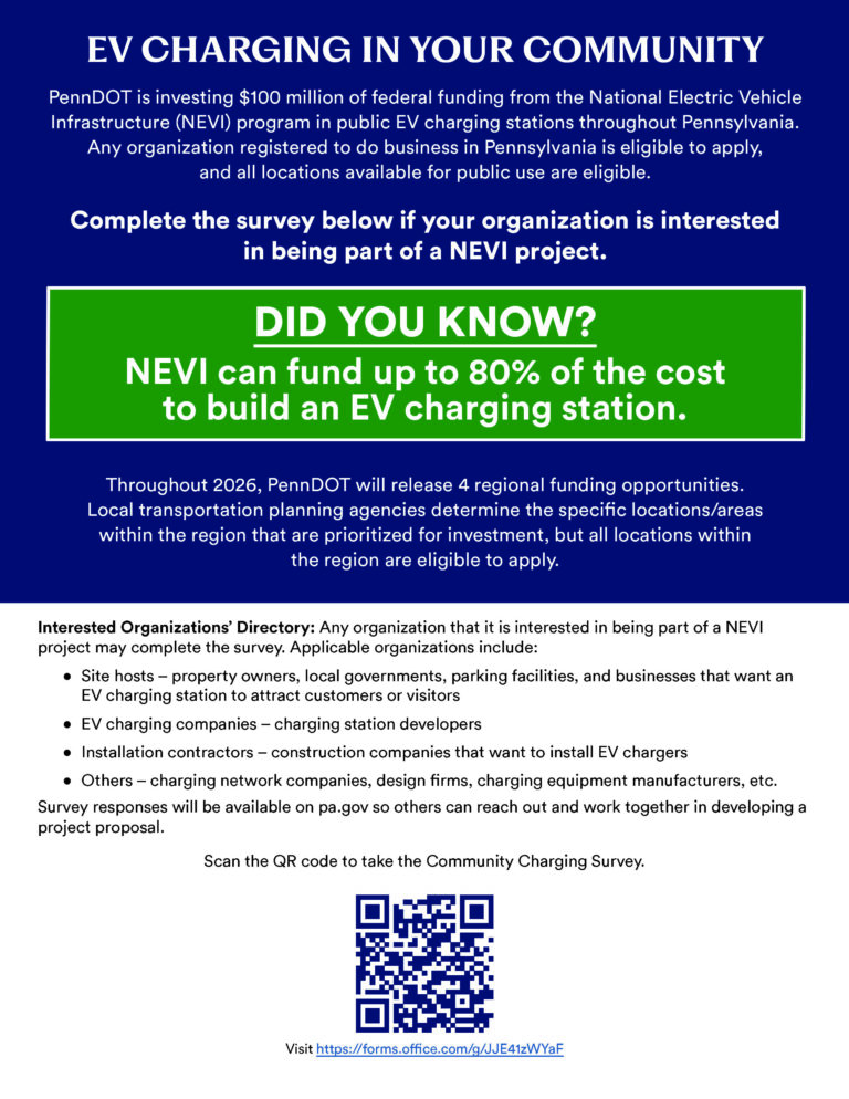 PennDOT NEVI Announcement - Community Charging Is Here! - The ...